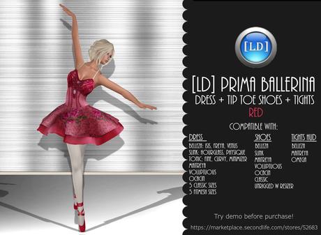 Second Life Marketplace - [LD] Prima Ballerina Red